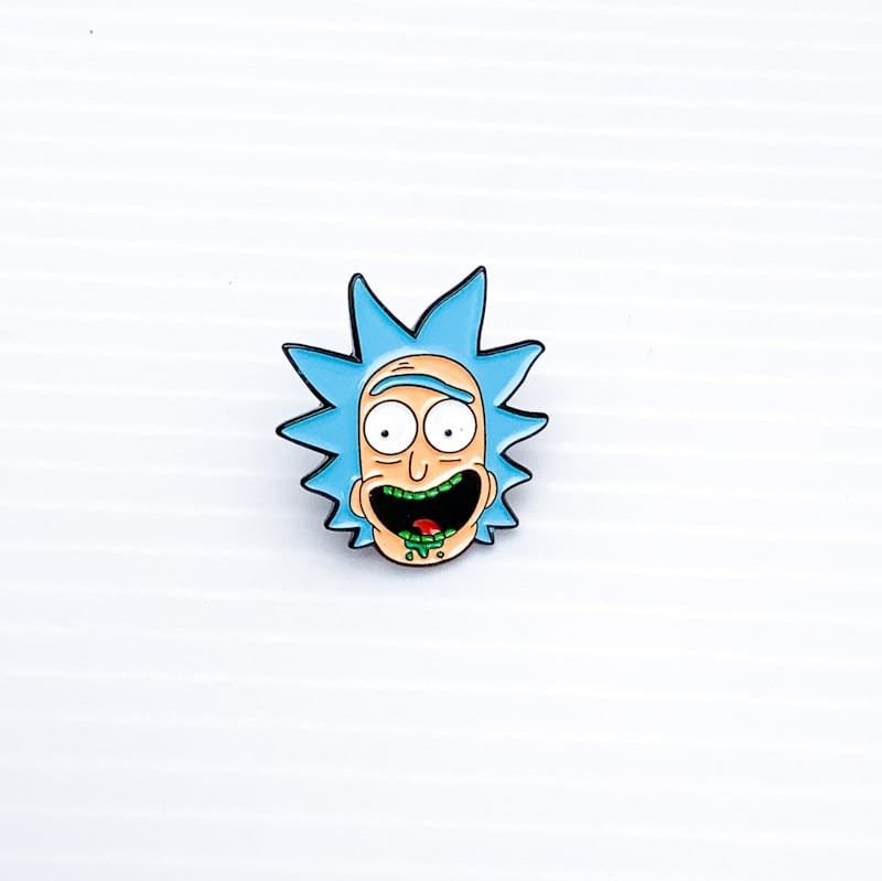 Pin Rick Face - 🙊 Monkey Pins | Monkey Socks🧦