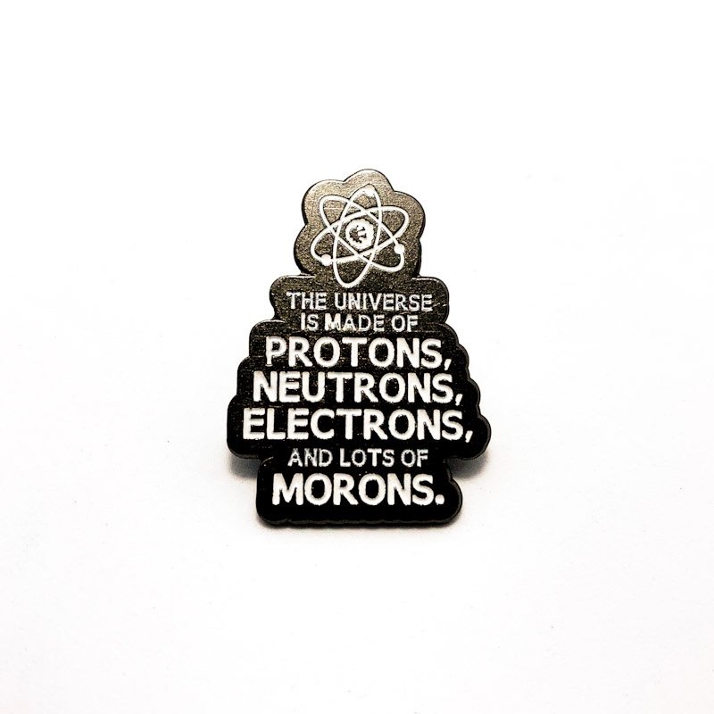 Pin Protons Neutrons Electrons - 🙊 Monkey Socks 🧦