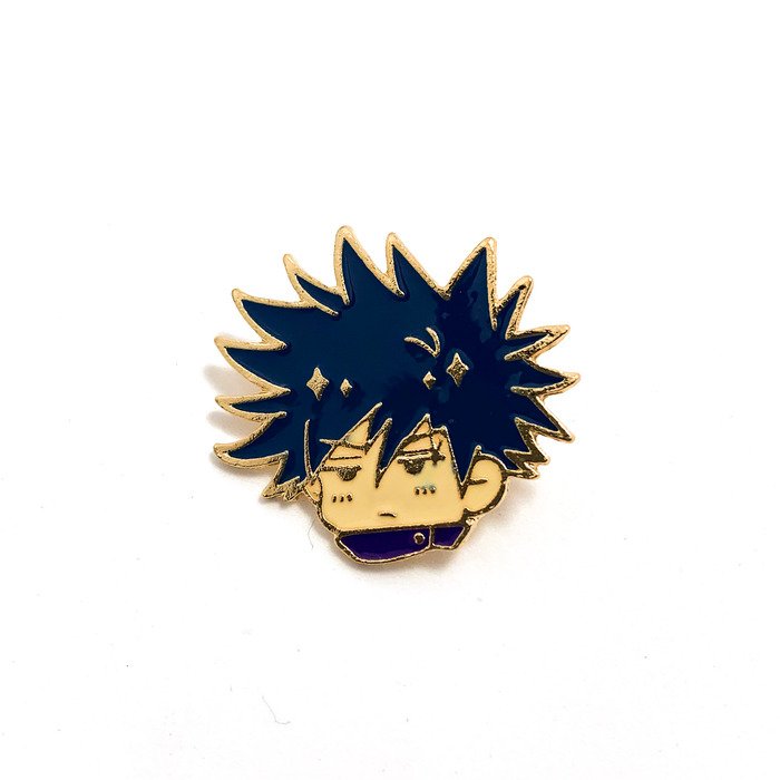 Pin Jujutsu Kaisen | Megumi Fushiguro Face - 🙊 Monkey Pins | Monkey Socks🧦